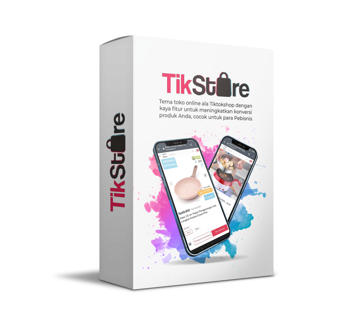 Tema Tiktoko - Toko Online ala Tiktok (30 License)